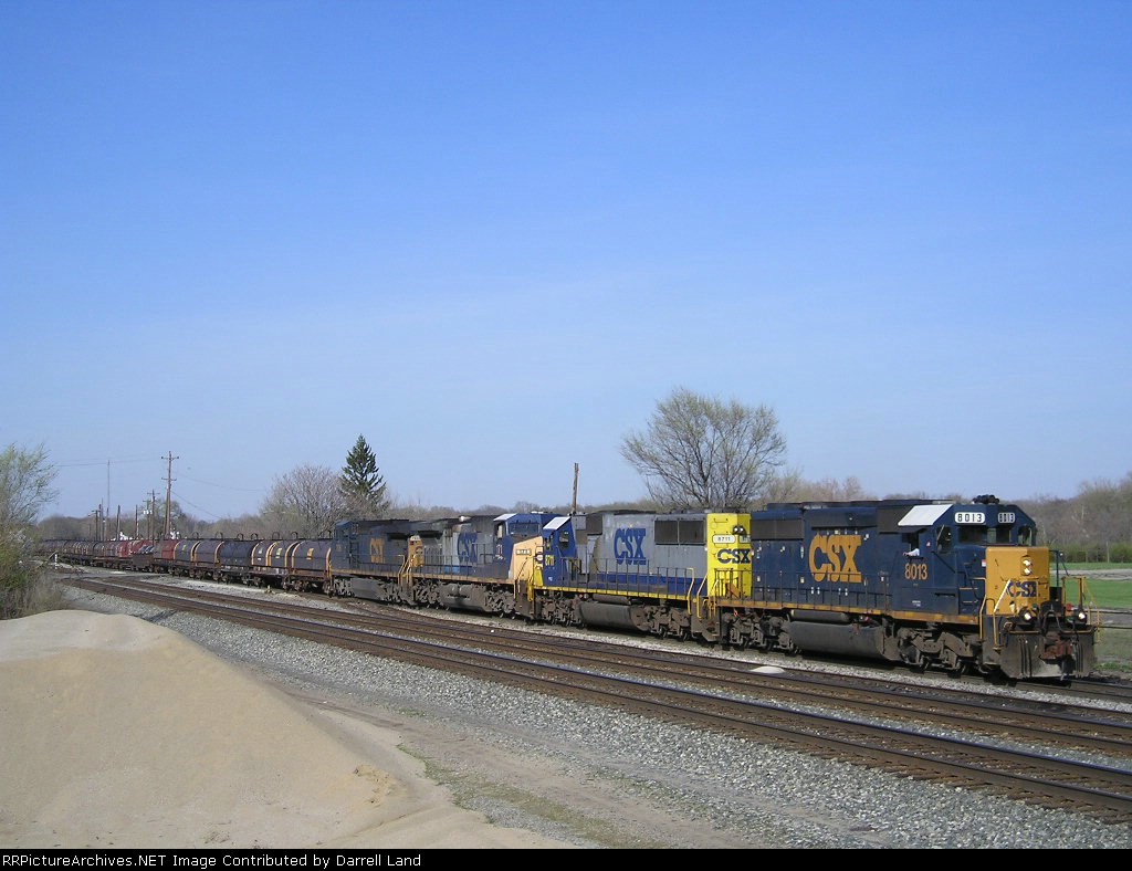 CSXT 8013 On CSX K 514 Southbound